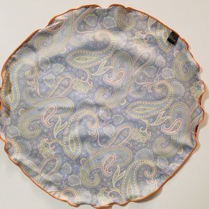 Accessories | New 2in1 Pouf Round Pocket Square Gold Paisley | Poshmark